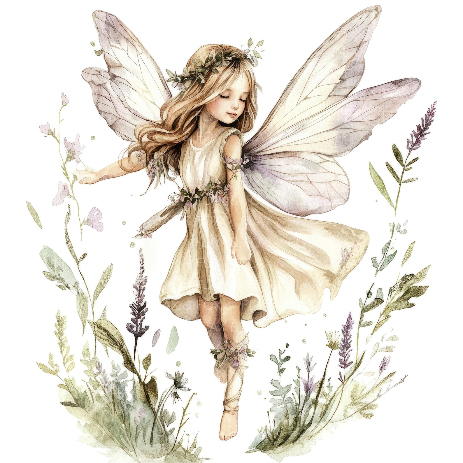 10 Forest Fairy Clipart L Magical Faerie L JPG Digital Download L ...