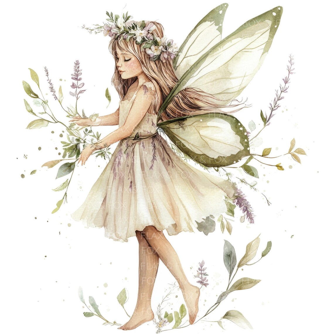 10 Forest Fairy Clipart L Magical Faerie L JPG Digital Download L ...