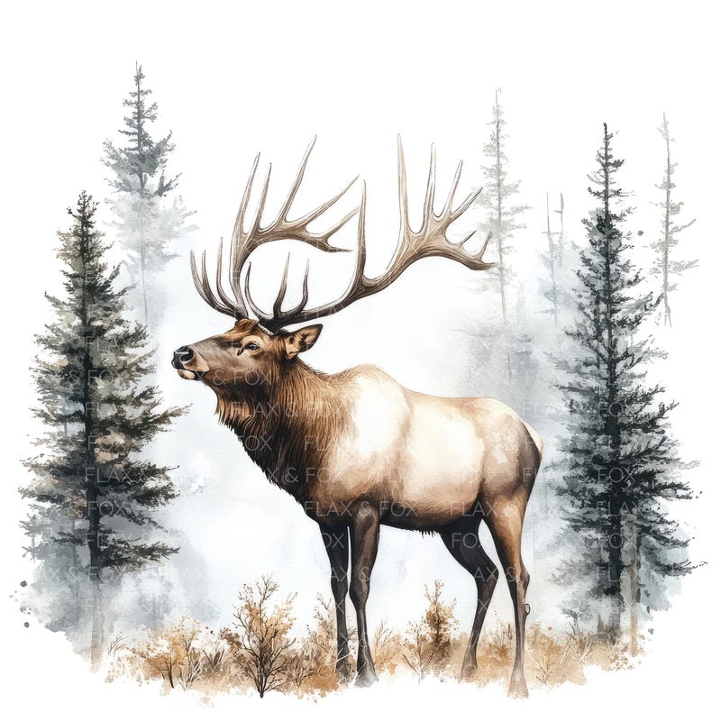 Elk Template - Etsy