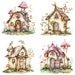 12 Forest Fairy House Clipart L Magical House L JPG Digital Download L ...