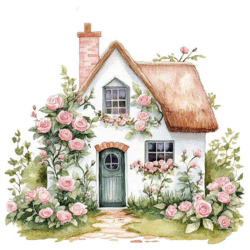Rose Cottage - Etsy
