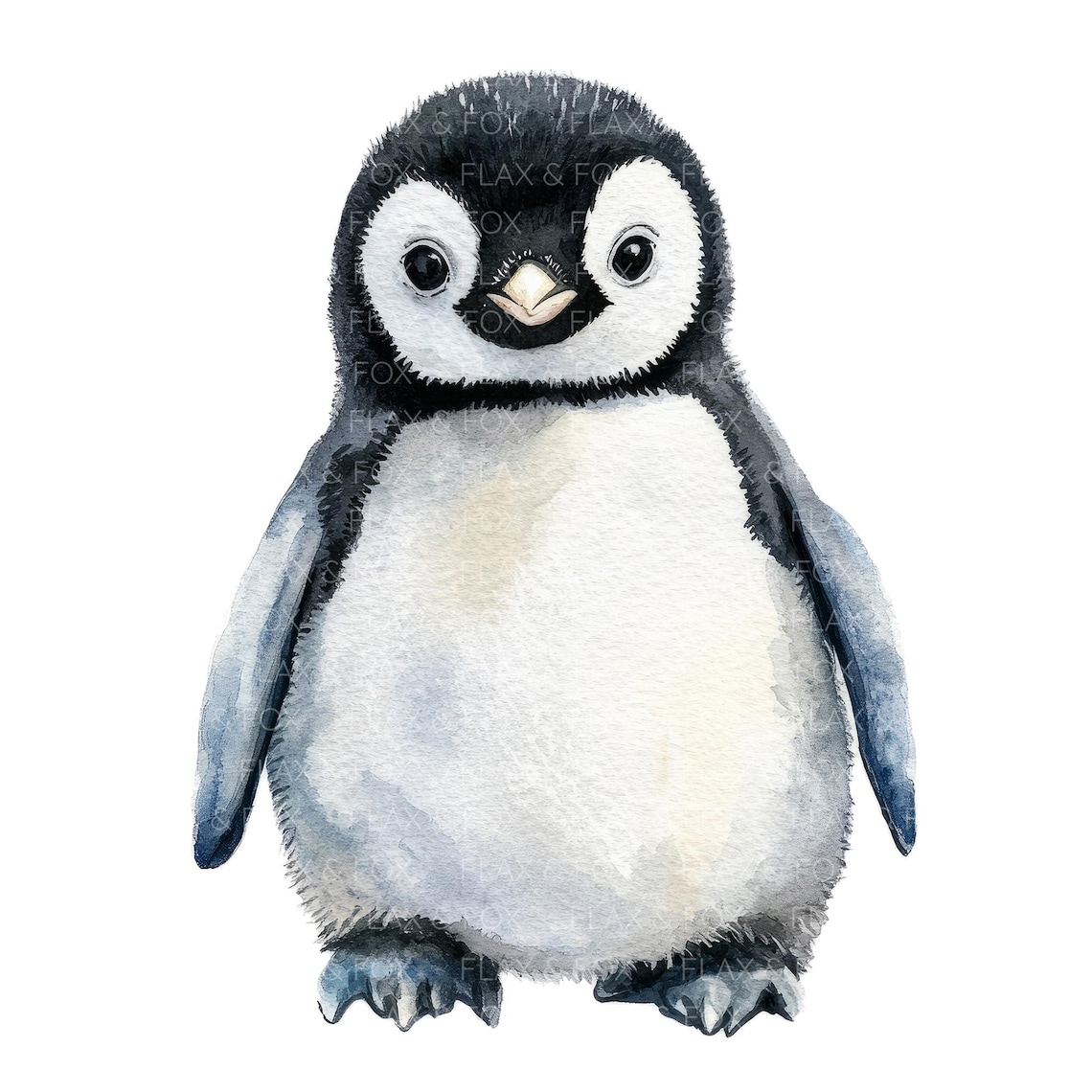 12 Cute Little Penguin Clipart L Baby Penguin L JPG Digital Download L ...