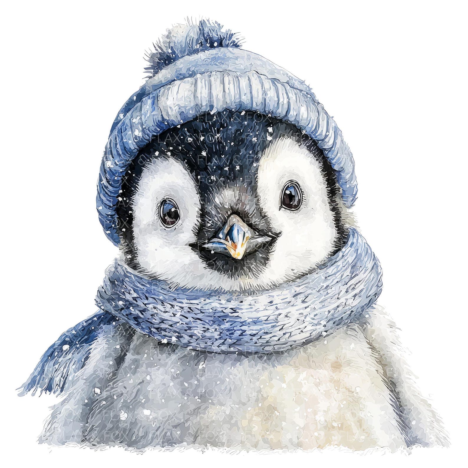19 Cute Little Penguin Clipart L Baby Penguin L JPG Digital Download L ...