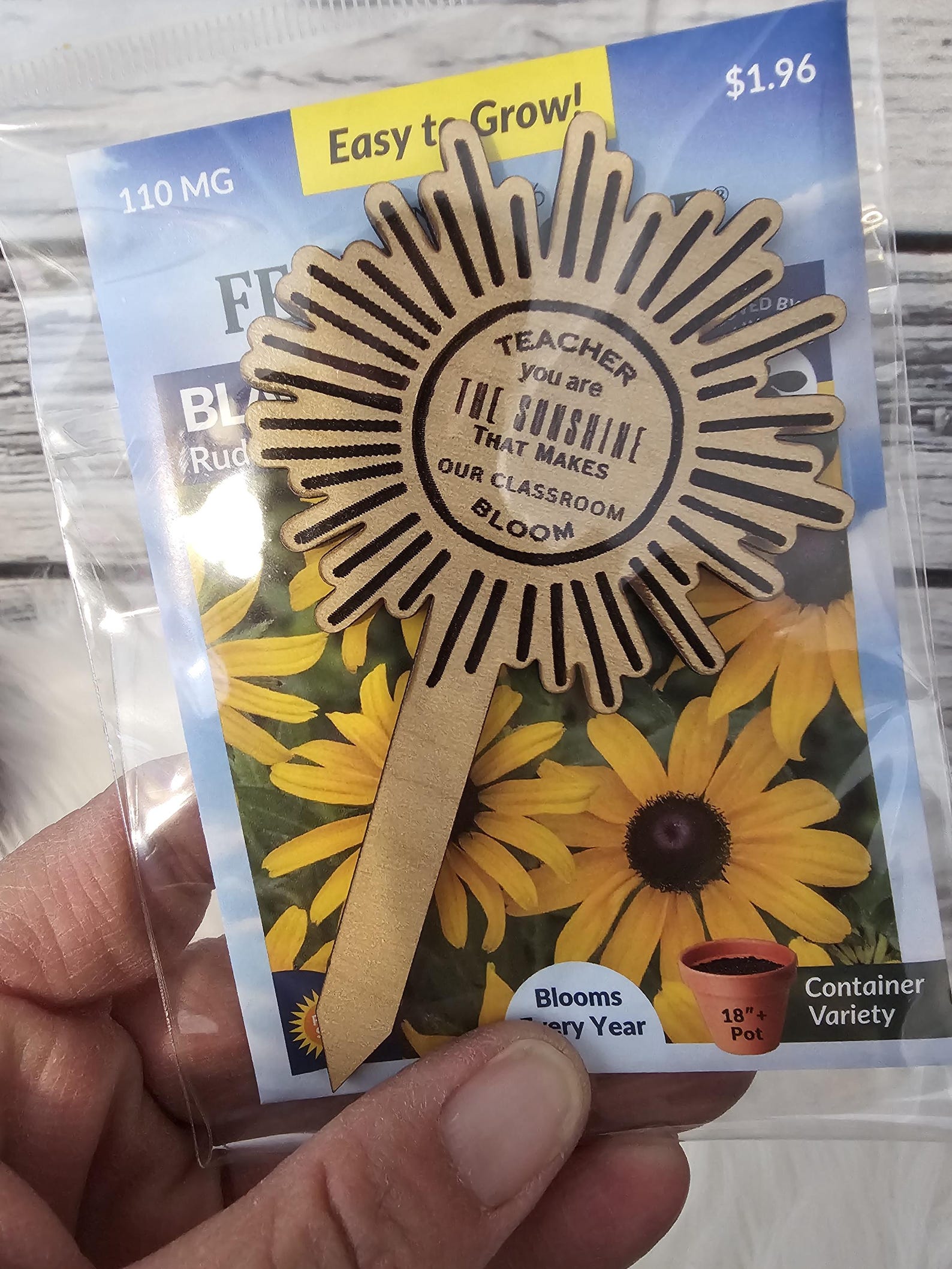 Teacher Appreciation Plant Stake - Etsy