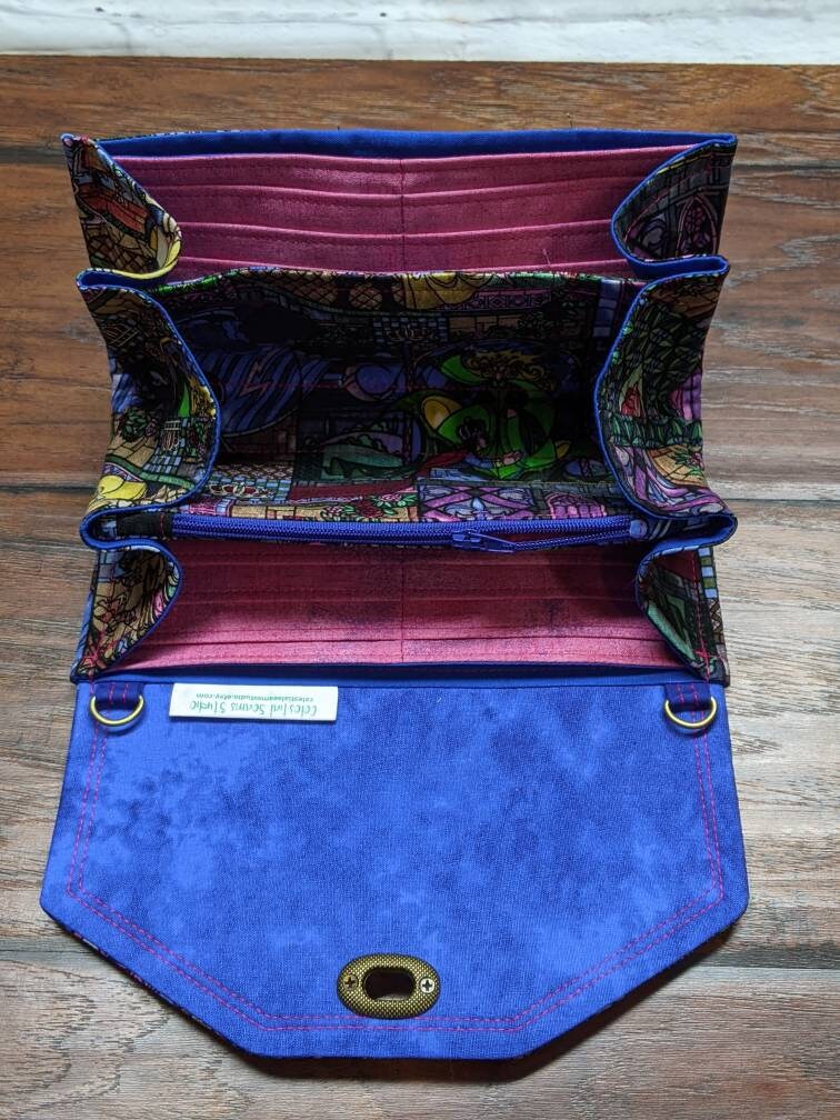 Disney Beauty and the Beast Wallet Wristlet | Etsy