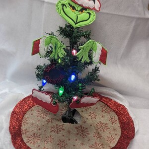 Grinchmas, Christmas, Tree, Tabletop, Grinch, Holiday - Etsy