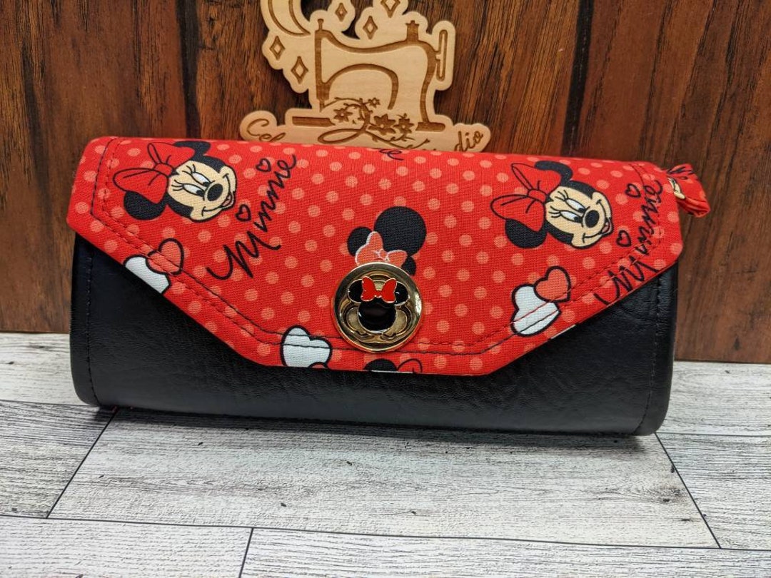 Mickey Mouse, Minnie Mouse, Bows, Girly, Wallet, Wristlet - Etsy