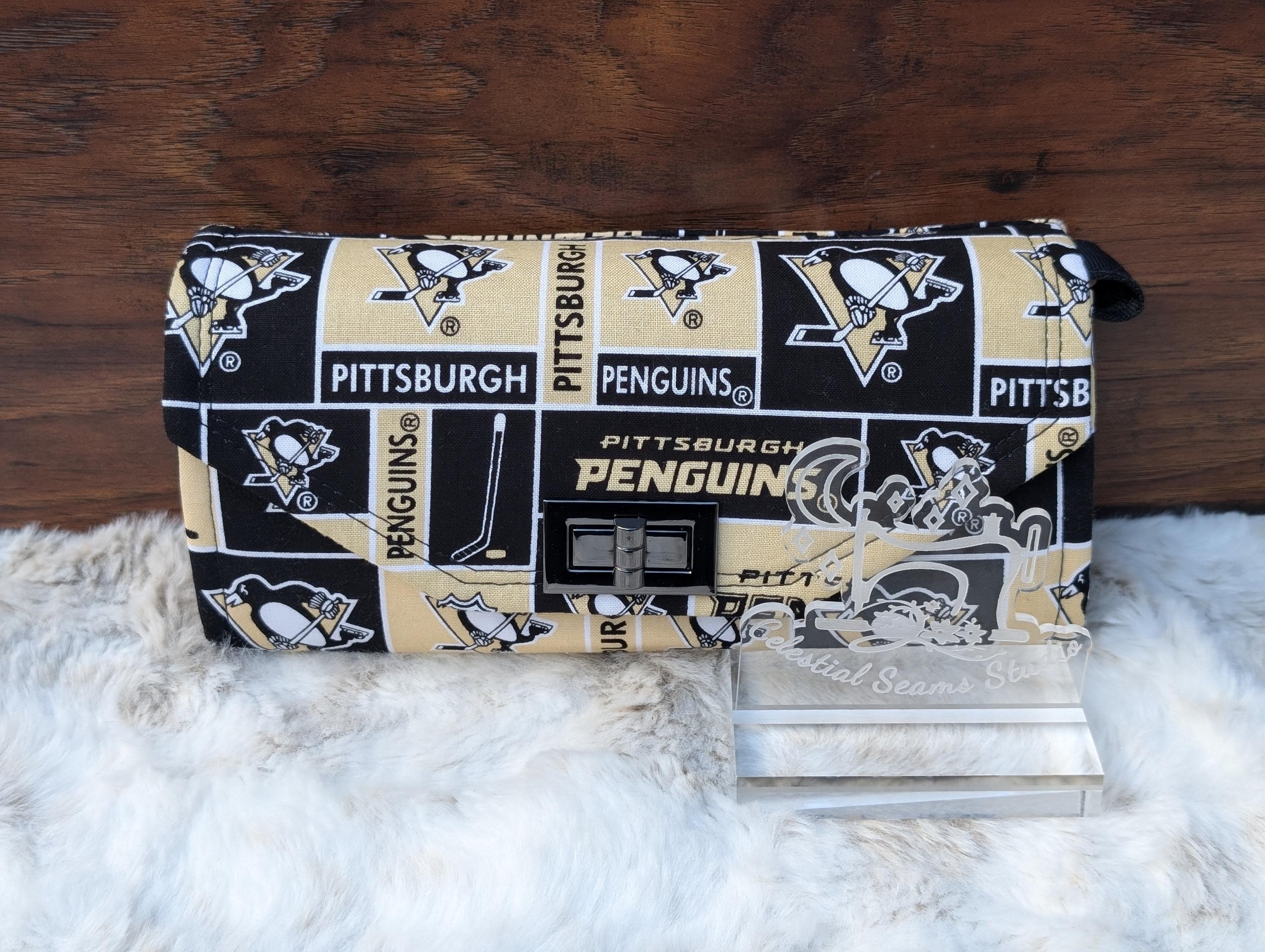 Pittsburgh Penguins Made to Order Wallet, Cluth, Pens, Wristlet - Etsy