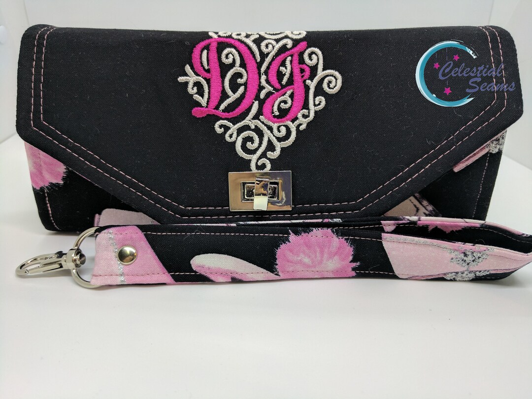 Made to Order Wallet Initials Wallet Wristlet Monogram - Etsy