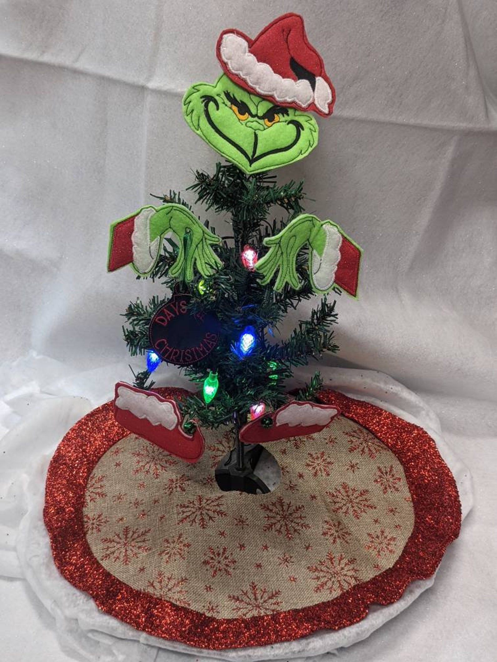 Grinchmas, Christmas, Tree, Tabletop, Grinch, Holiday - Etsy