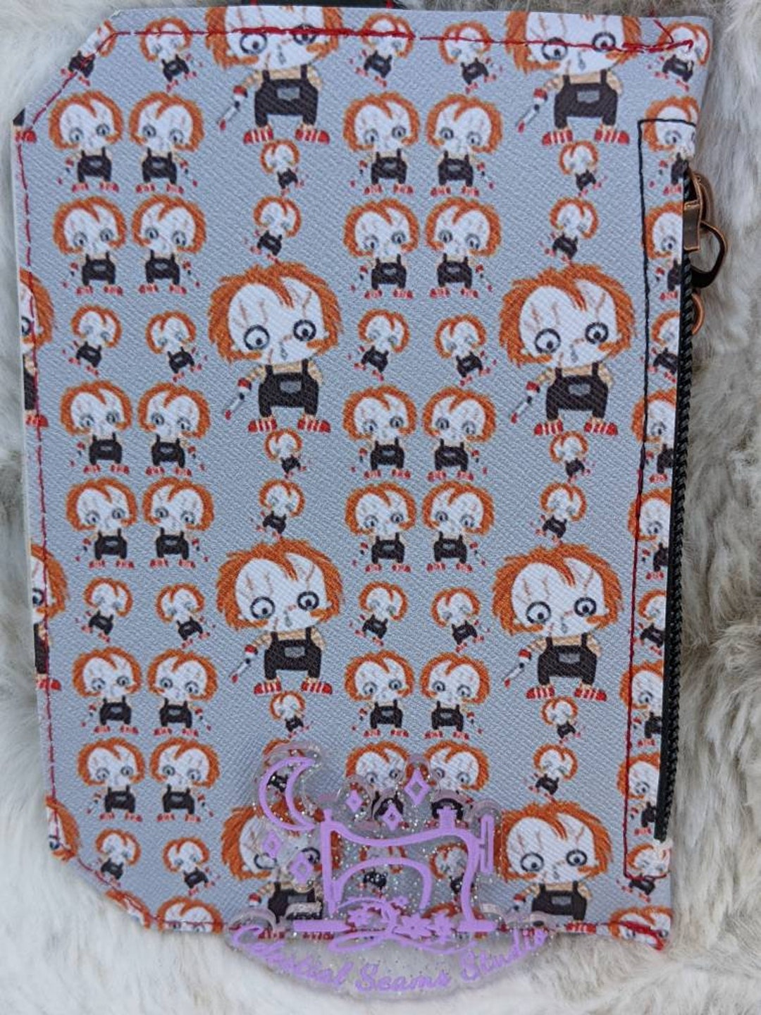 Chucky, Scary, Horror, Gift for Her, Gift for Mom, Wallet, Money Clip ...