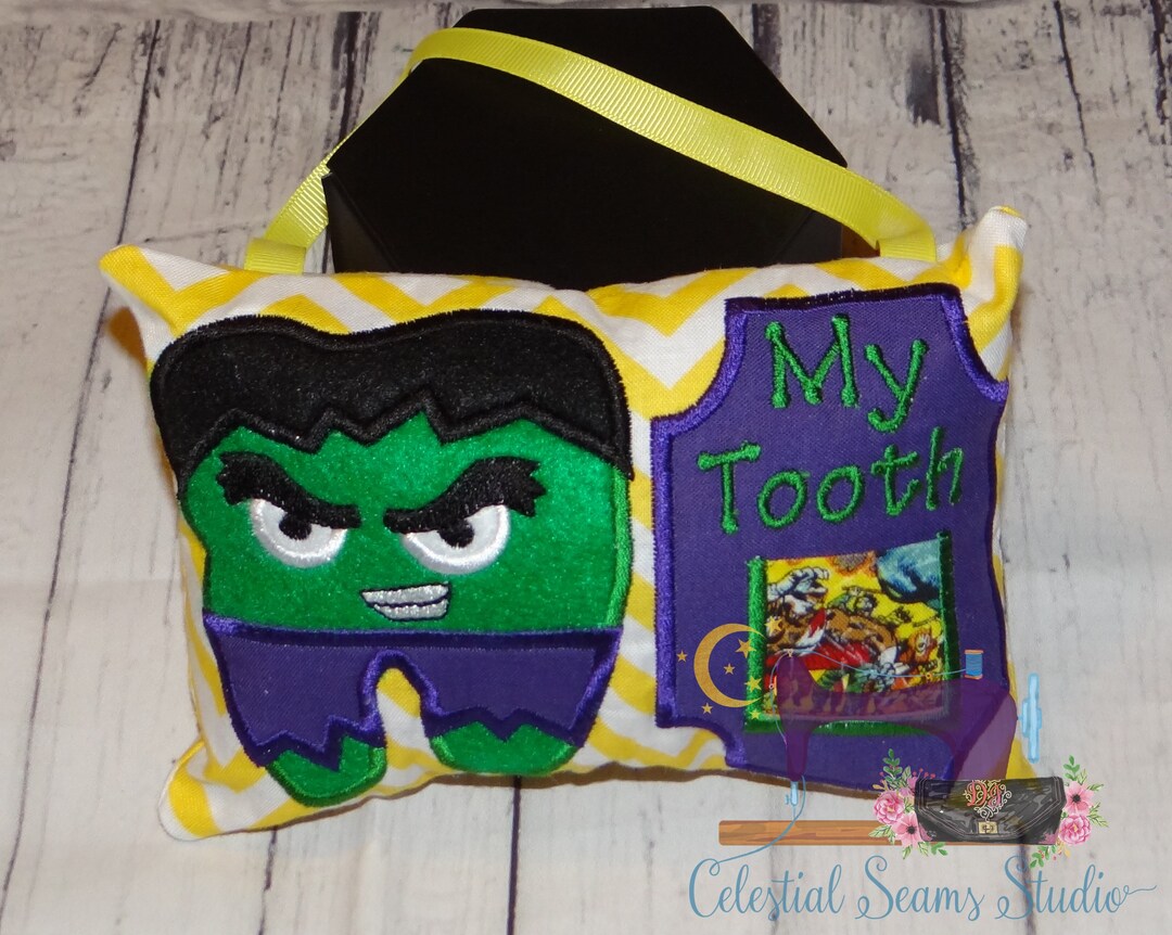 Hulk, Avengers, Smash, Infinity Wars, Tooth Fairy Pillow, Teeth, Pillow ...