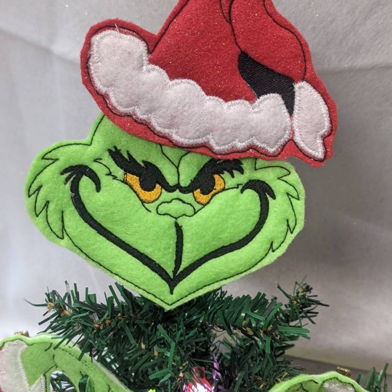 Grinch Tree Toppers - Etsy