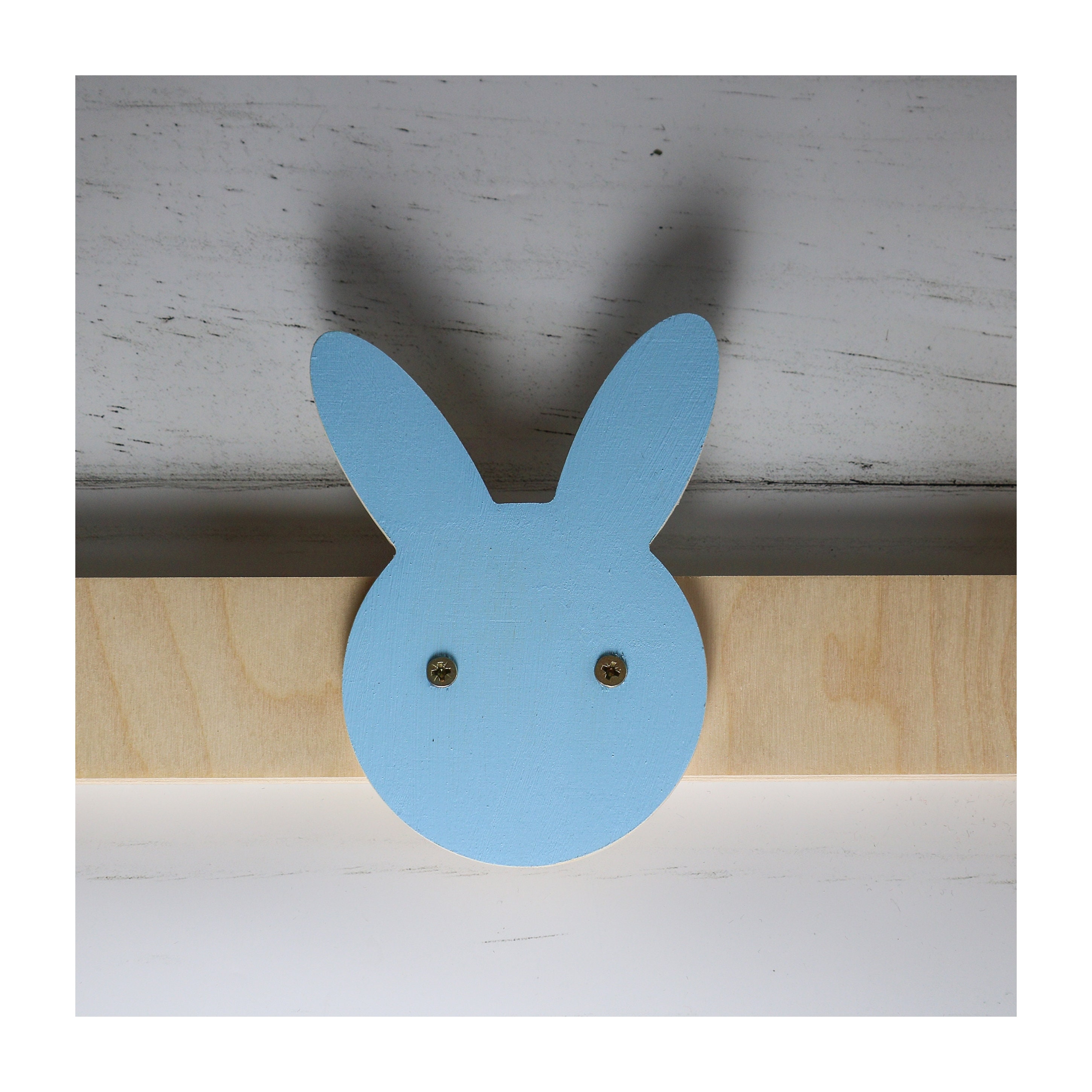 Plywood Bunny Rack Wall Coat Rack Wooden Toddler Room Decor | Etsy