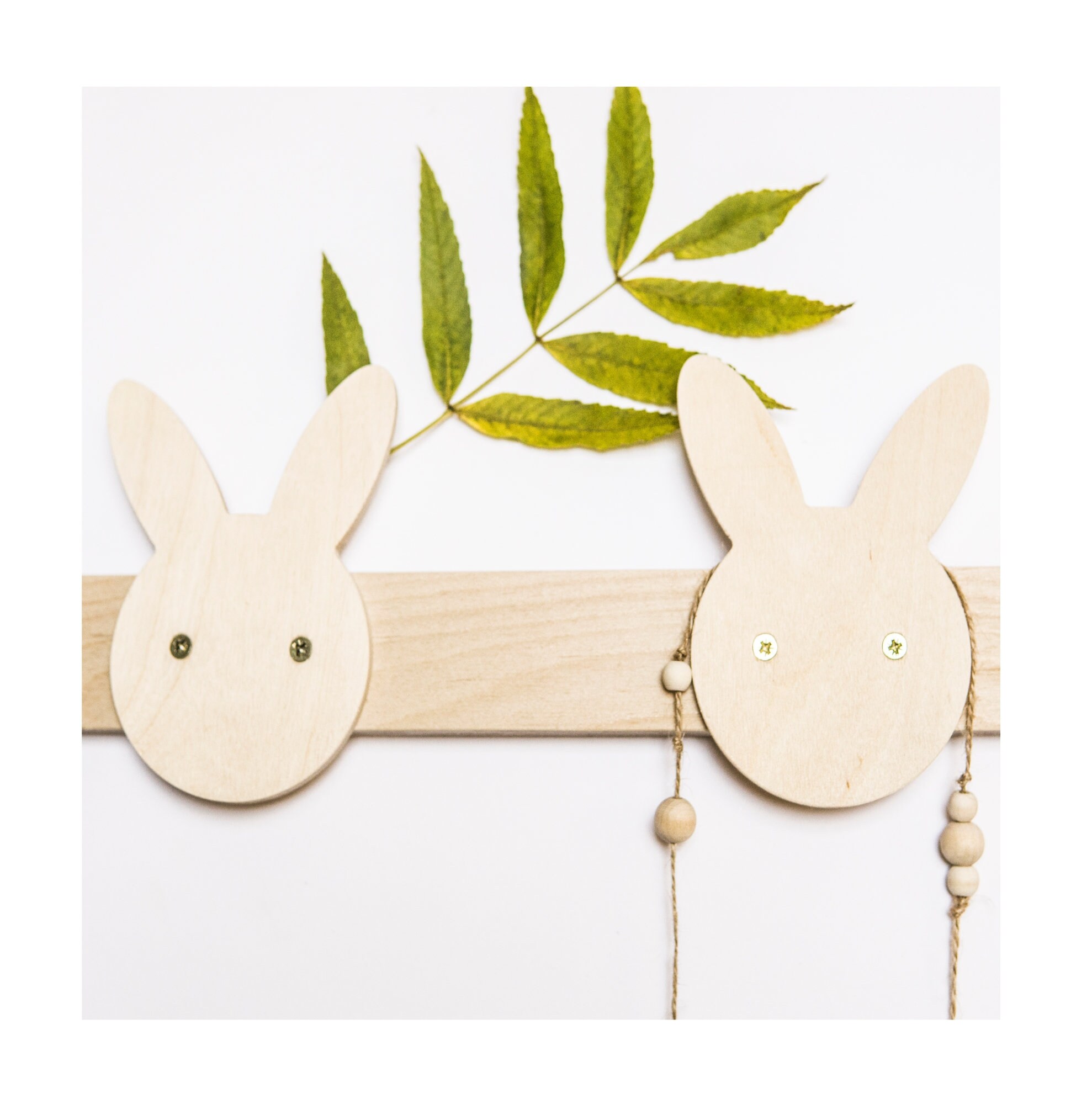 Plywood Bunny Rack Wall Coat Rack Wooden Toddler Room Decor | Etsy