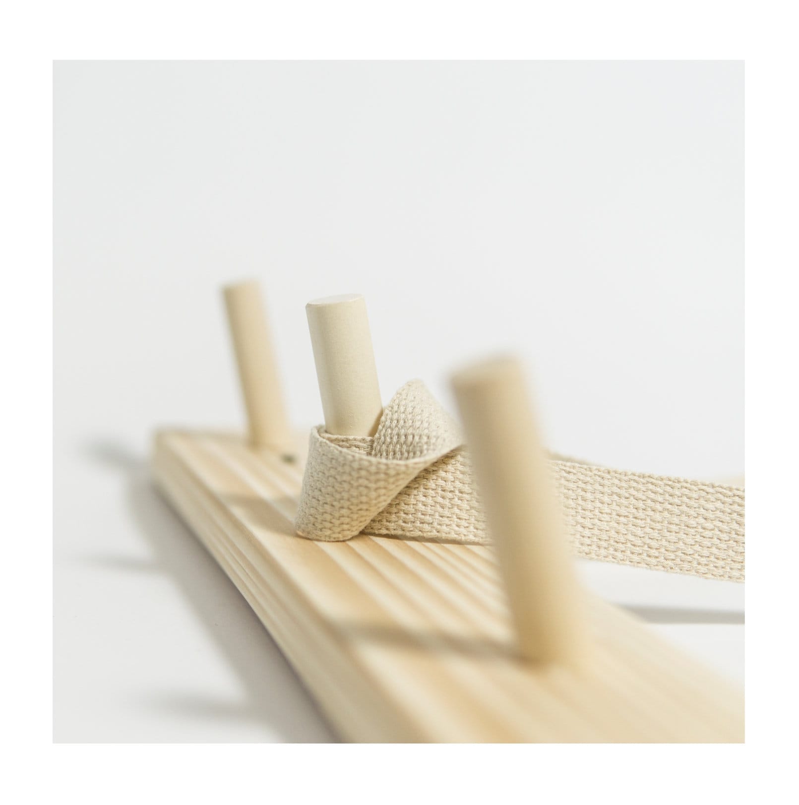 Wooden 7 Pegs Rack Slanted Hooks Wall Coat Rack Wooden | Etsy