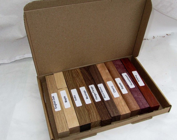 Mixed Pack of 10 Wood Blanks for Pen Turning and Small | Etsy UK