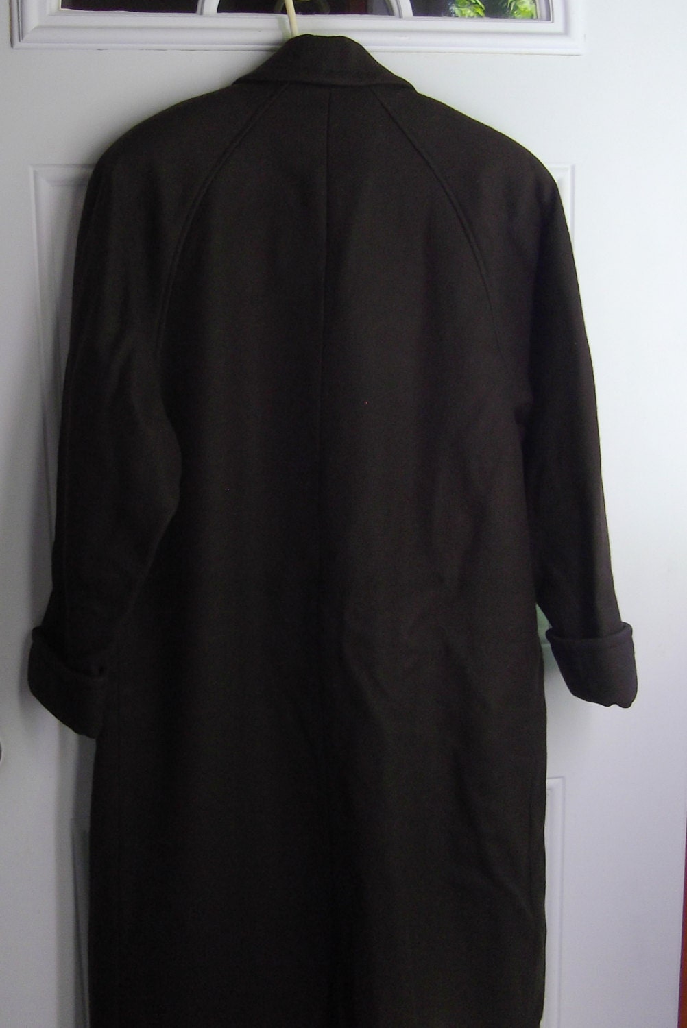 Dark Brown Long Winter Coat by Forstmann for Jofeld, Size 11/12, Wool ...