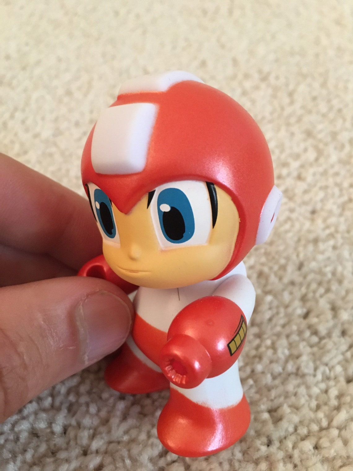 Red Mega man retro toy/ capcom | Etsy