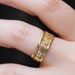 Enamel Four-leaf Clover Adjustable Ring, Gold Lucky Open Band - Etsy