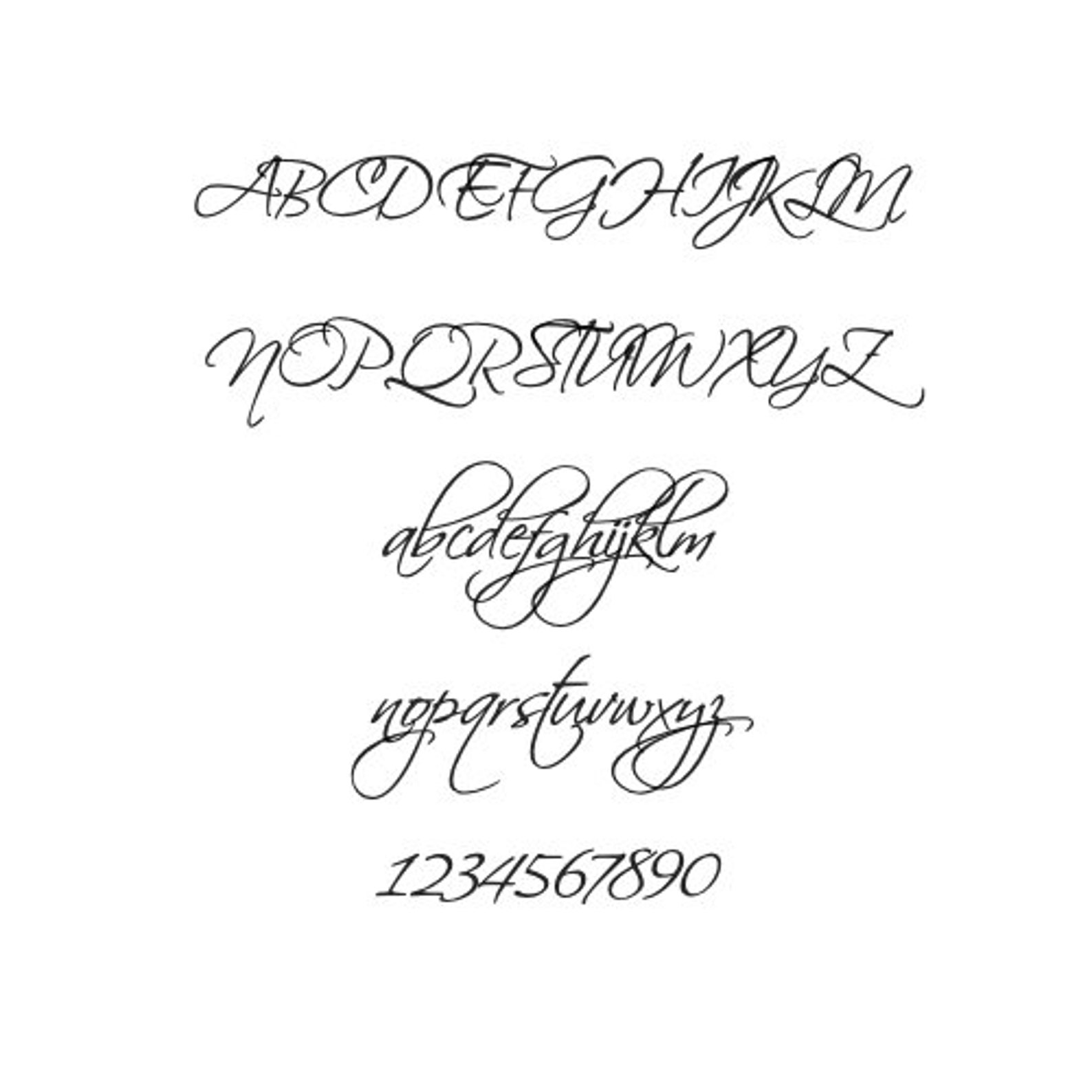 Calligraphy Name Necklace Custom Name Necklace - Etsy