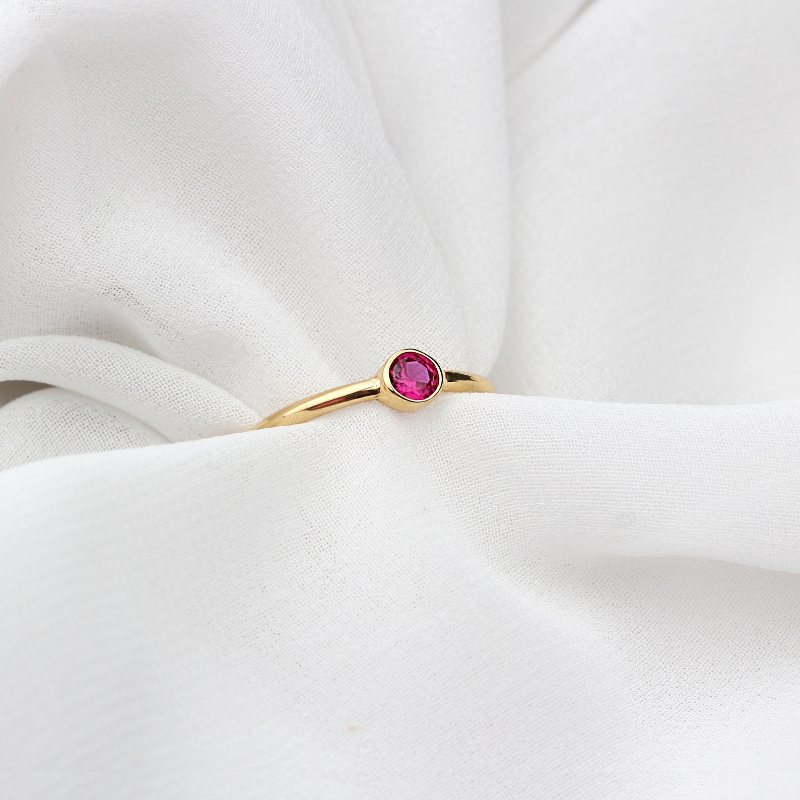 Birthstone Ring Silver Birthstone Ring Birthstone Jewelry - Etsy