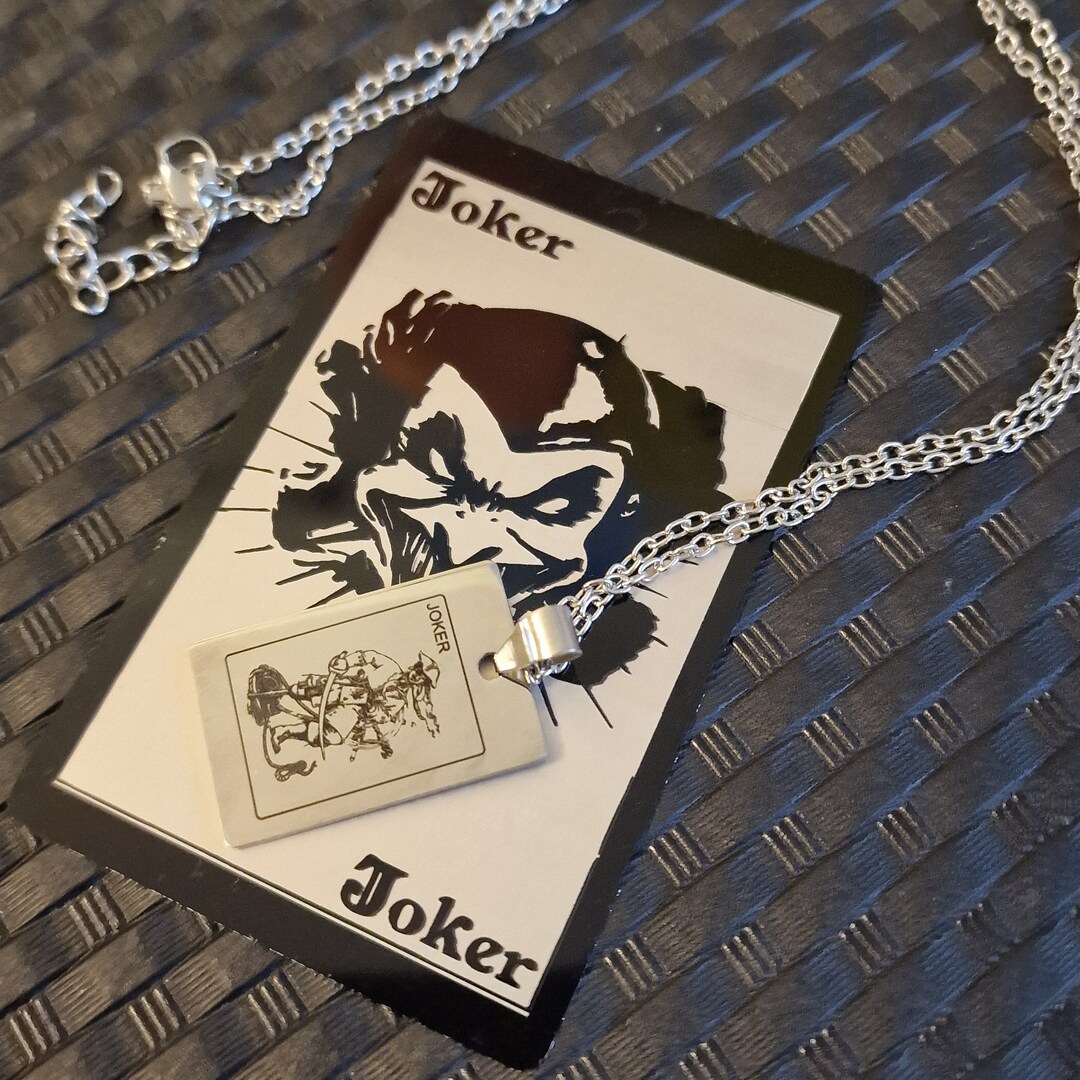 Joker Set, Joker Charm, Mens Necklace, Necklace Charm, Playing Cards ...