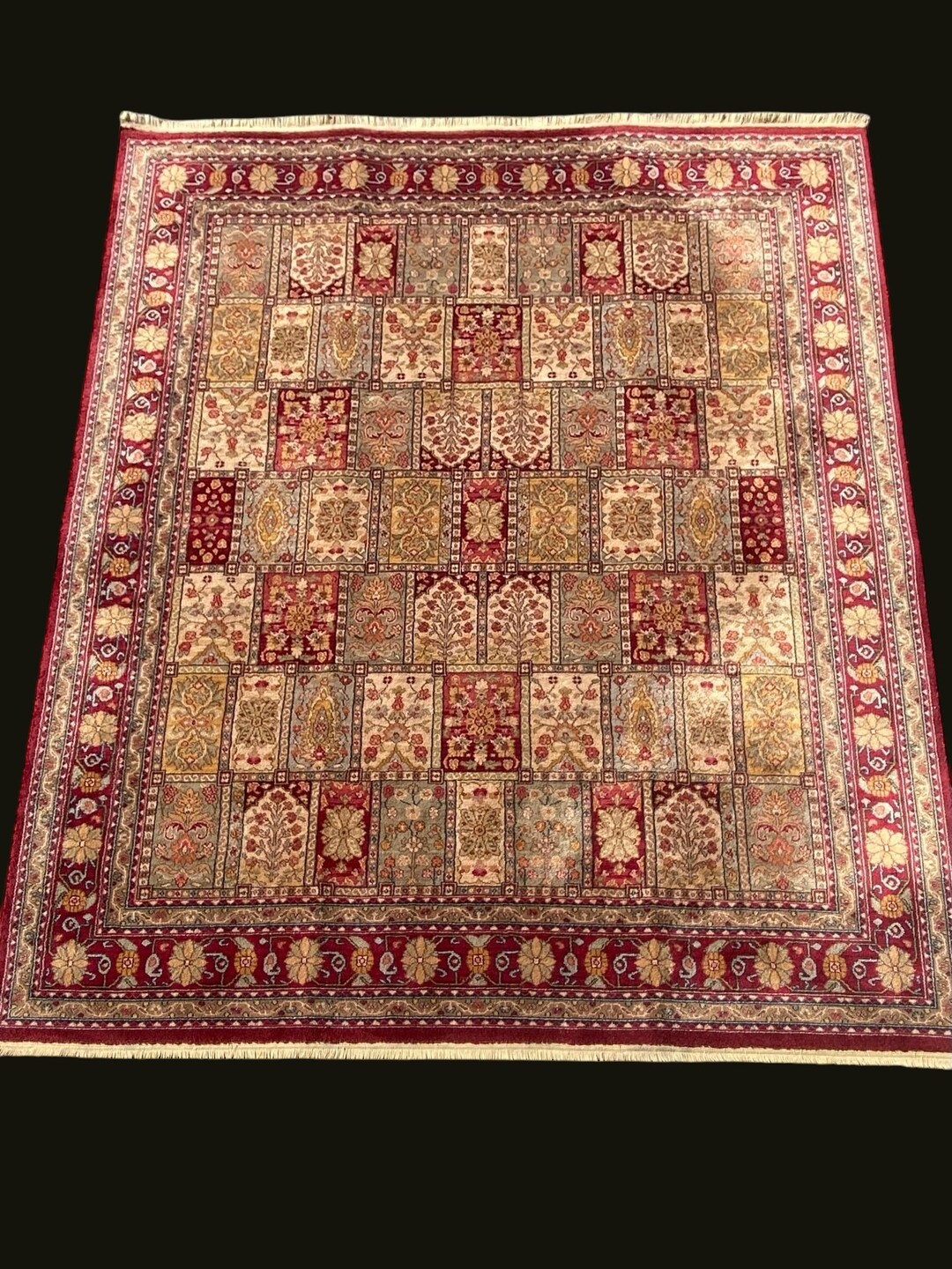 Karastan Rug Bakhtiyari Panel 9x10 Ft Oriental Area Rug Machine Woven ...