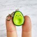 Avocado Charm Kawaii Avocado Cute Tiny Food Keychain - Etsy