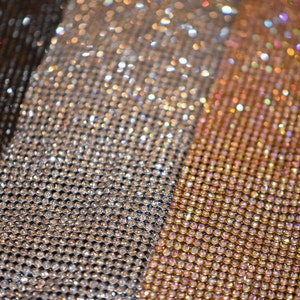 Rhinestone Sheets / Rhinestone Fabric , Perfect for Dress Making - Etsy