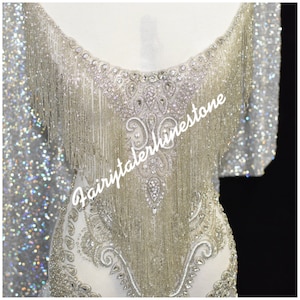 French Embroidery Body Piece, Large French Embroidery/ Handmade French ...