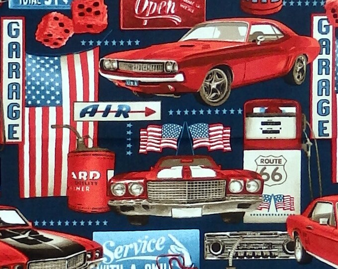Studio E American Muscle, Garage Collage Patriotic Chevy Dodge and ...