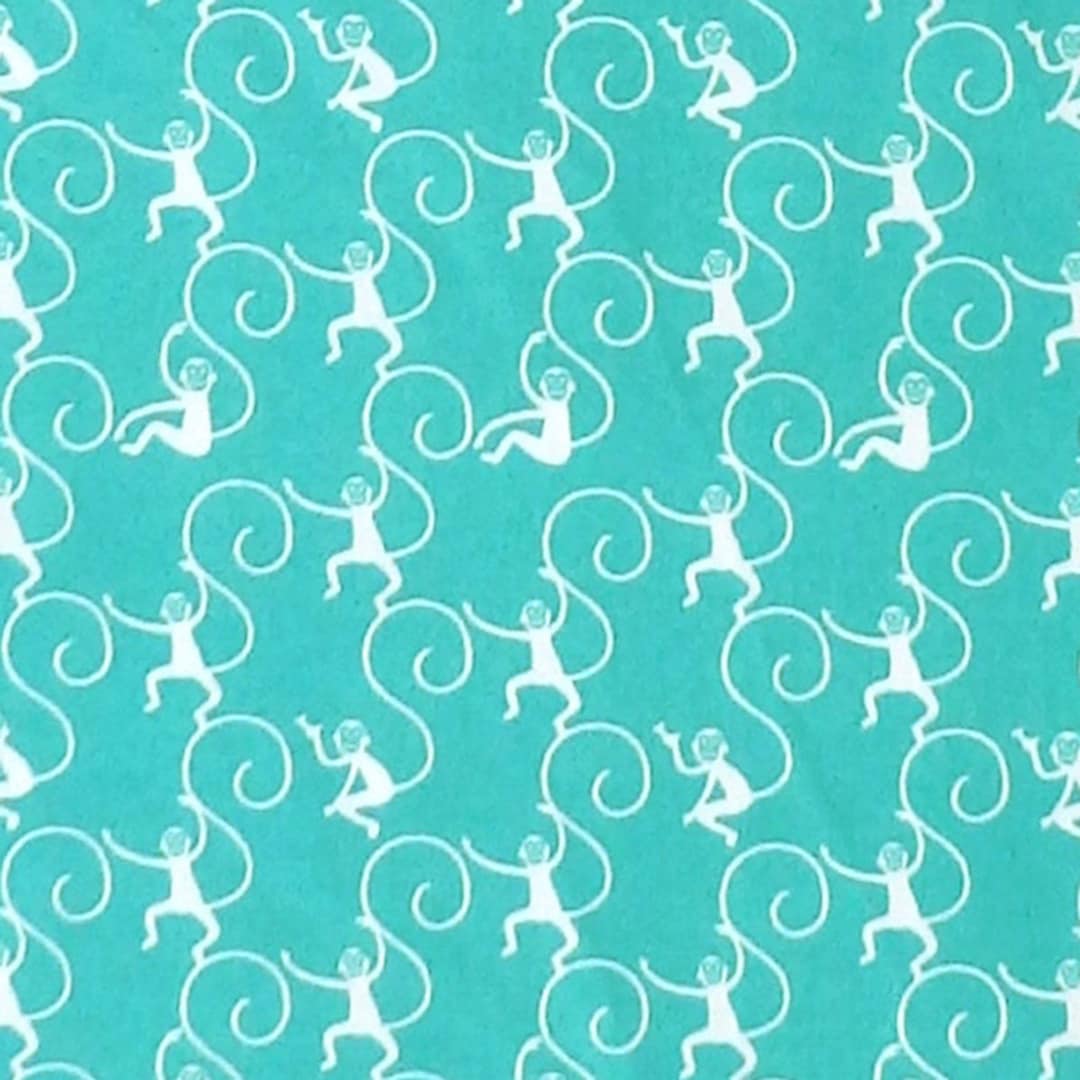 Monkey Fabric (per Half Metre) Sevenberry - Etsy