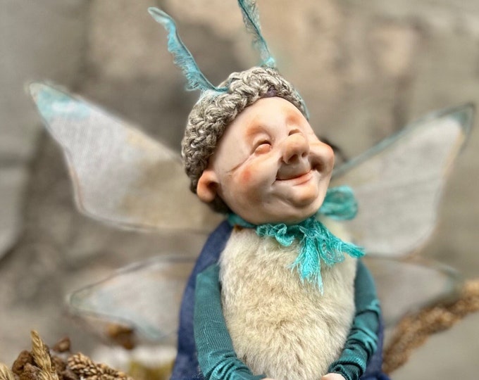 Magic Bug With Wings, Forest Creature Fairy Figurine, Fine Art Doll ...