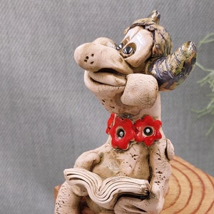 Ceramic Devil Figurine - Colorful Funny Demon With Horns, Home Décor ...