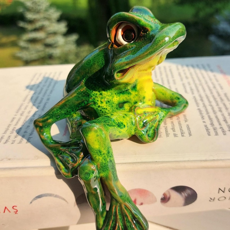 Ceramic Frog - Etsy