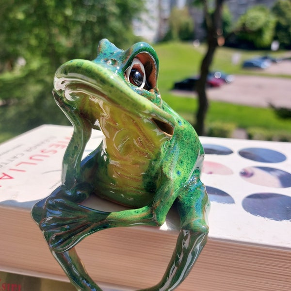 Frog Ceramic Tile - Etsy