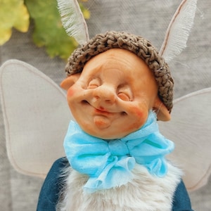 Magic Bug With Wings, Forest Creature - Fairy Figurine, Fine Art Doll ...