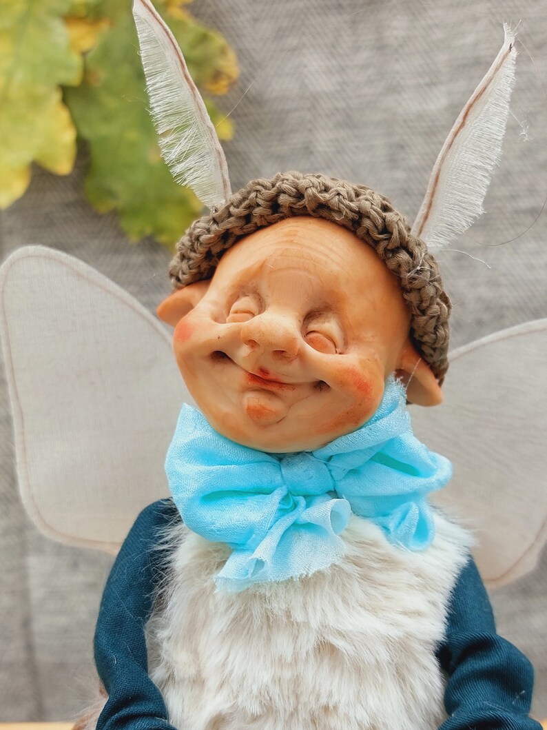 Magic Bug With Wings, Forest Creature - Fairy Figurine, Fine Art Doll ...