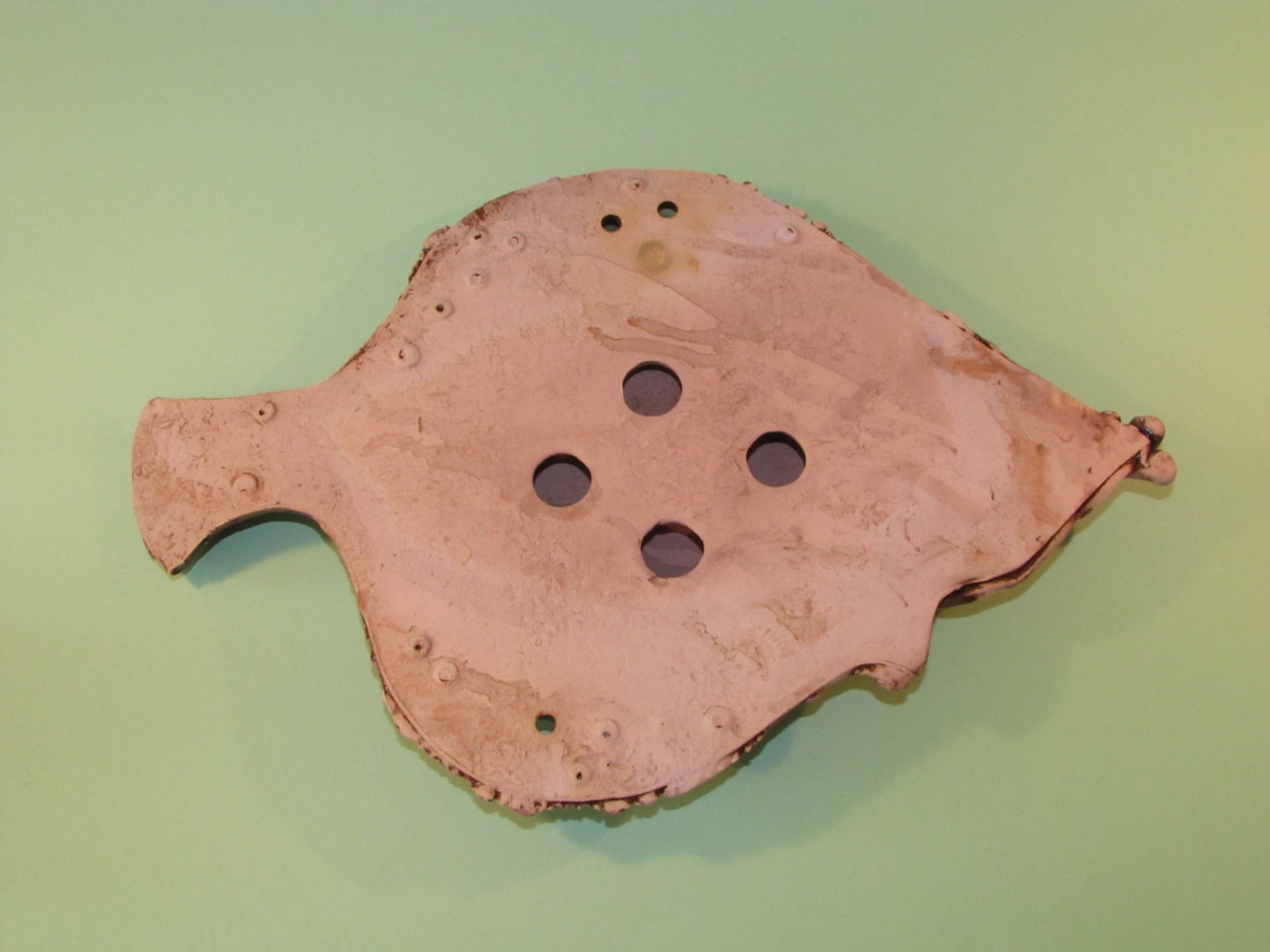 Large Ceramic Flounder Fish Wall Art, Unusual Clay Decor - Etsy