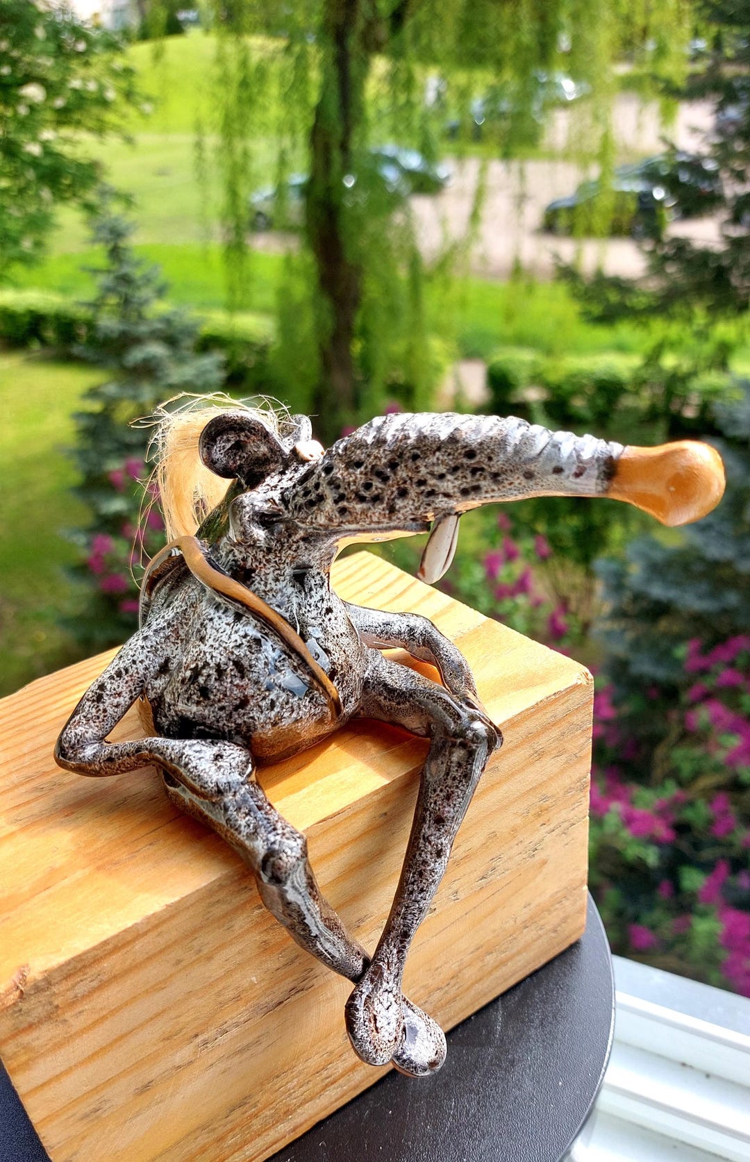 Crazy Rat/mouse, Fashionable - Funny Ceramic Figurine, to Be Placed on ...