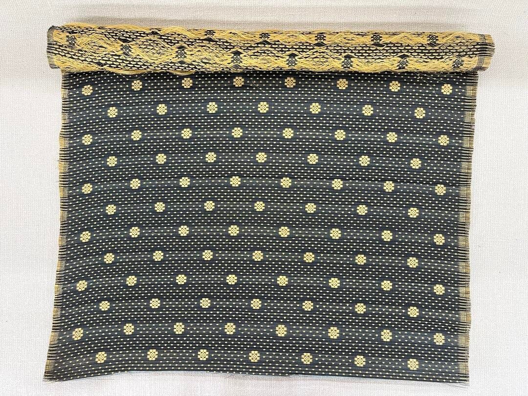 Woven Horse Hair Fabric Beige / Graphite REMNANT - Etsy