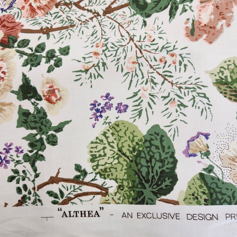 Lee Jofa Althea Print Blush 6.5 Yards - Etsy