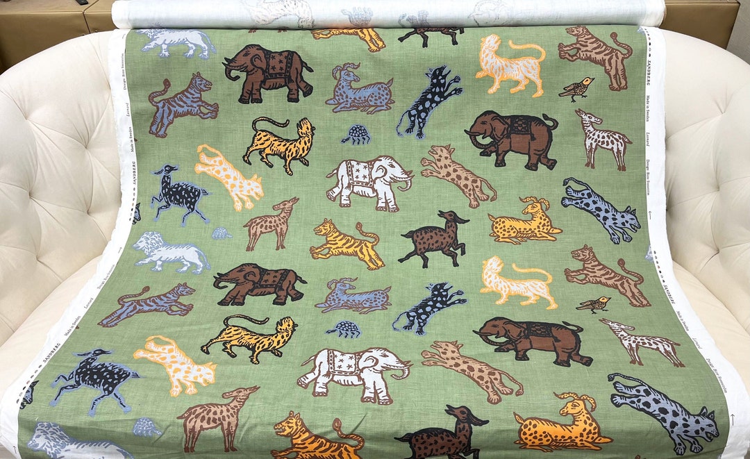 SANDBERG "leonard" Green - 2.5 or 4 Yards - Etsy