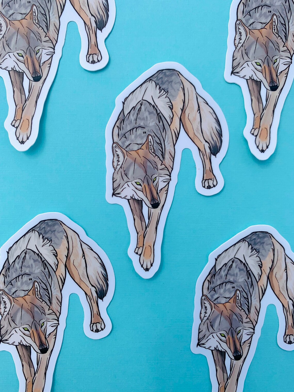 Timber Wolf Waterproof Vinyl Sticker | Etsy