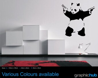 Banksy Wall Decal | Etsy