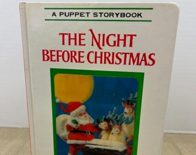 RARE 1969 A Puppet Storybook the Night Before Christmas, Vintage the ...