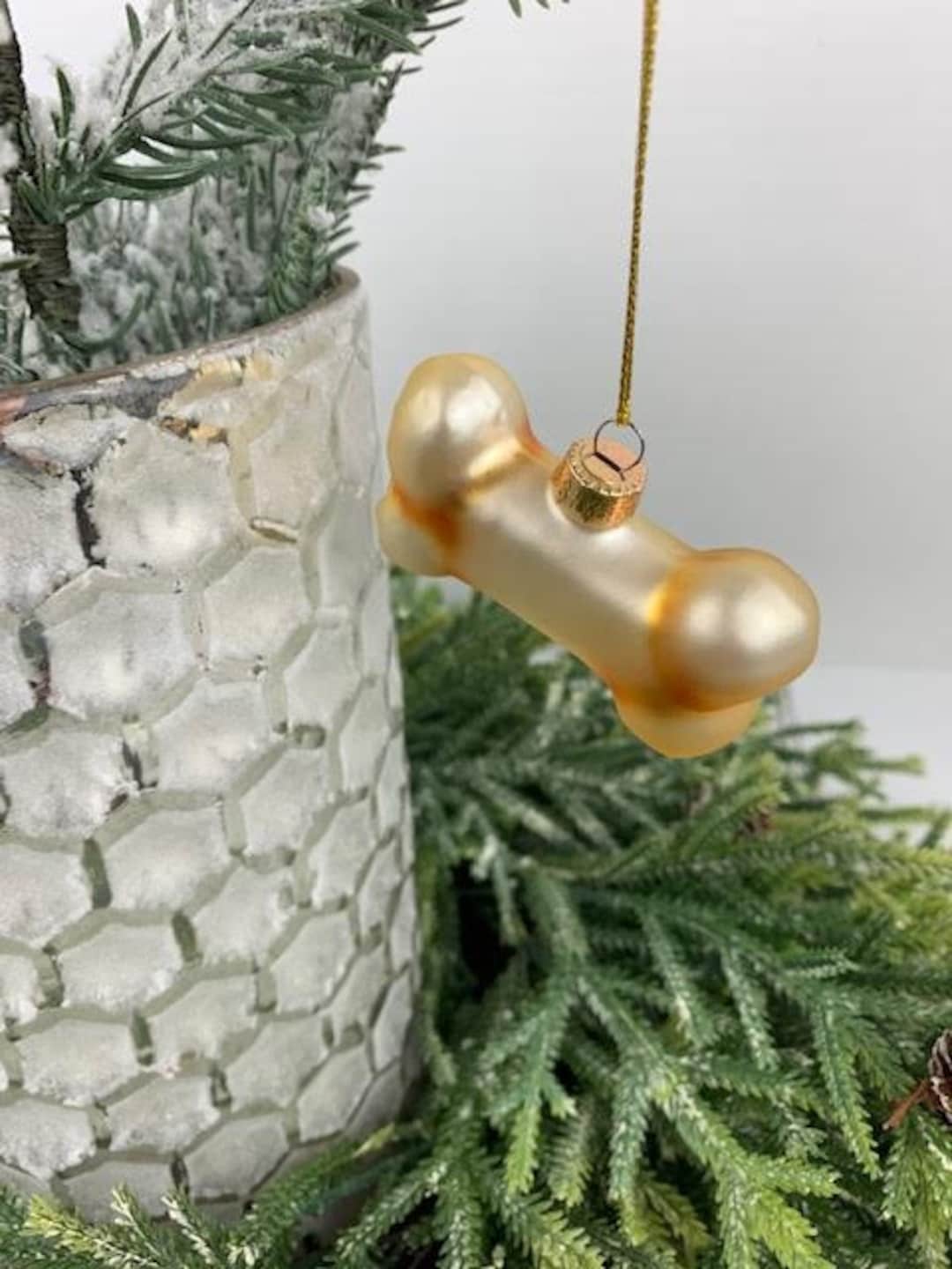 Glass Dog Bone Ornament Dog Bone Ornament Blown Glass Dog - Etsy