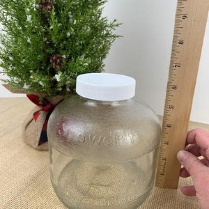 Vintage Snowdrift Glass Jar, Vintage Snowdrift Shortening Jar, Vintage ...
