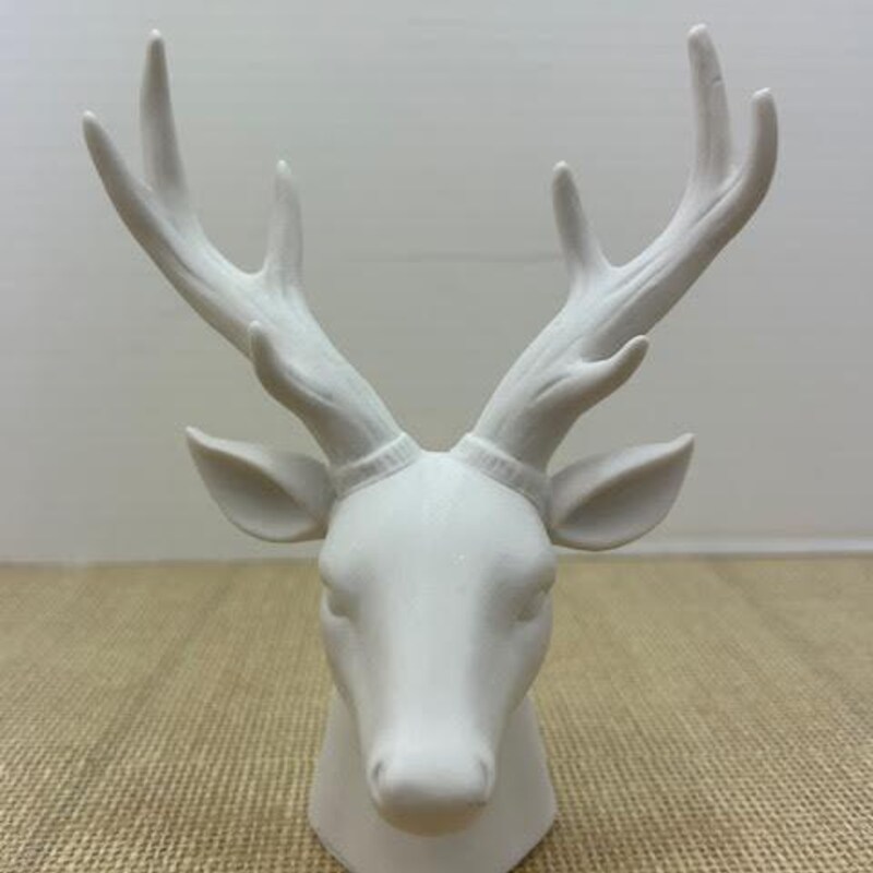 Ceramic Deer Head - Etsy